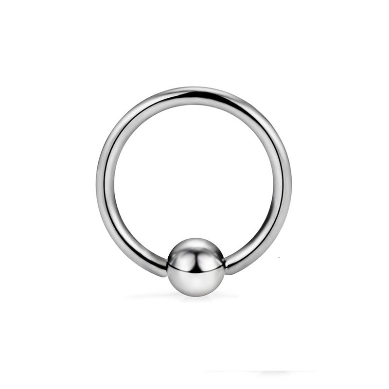 G23 Titanium Captive Bead Ring 16G 14G Nose Septum Tragus Helix Ring ...