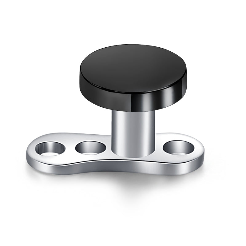 Black Dermal Piercing - BodyJewelryForYou.com – bodyjewelryforyou