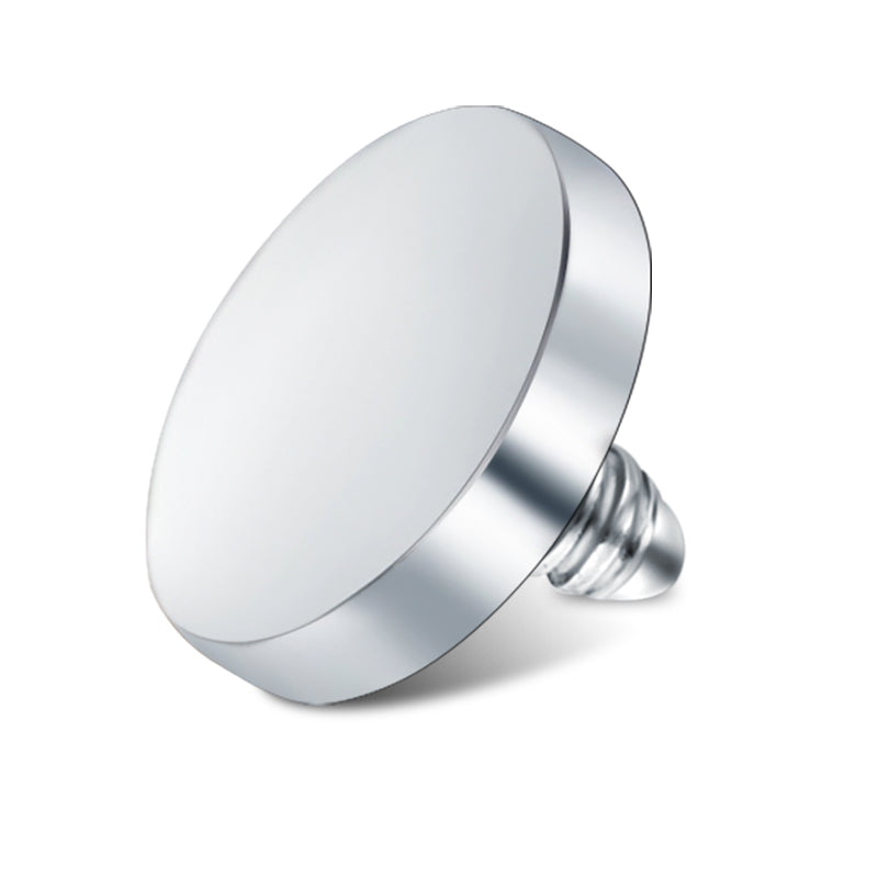 Silver Flat Dermal Top - BodyJewelryForYou.com – bodyjewelryforyou